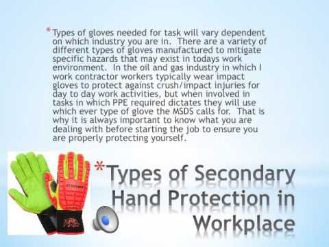 Hand Protection in the Workplace - YouTube
