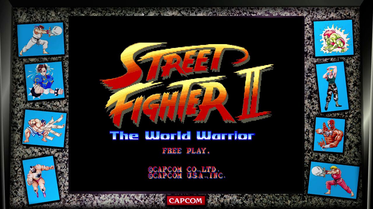 Street Fighter II The World Warrior | Title Screen - YouTube