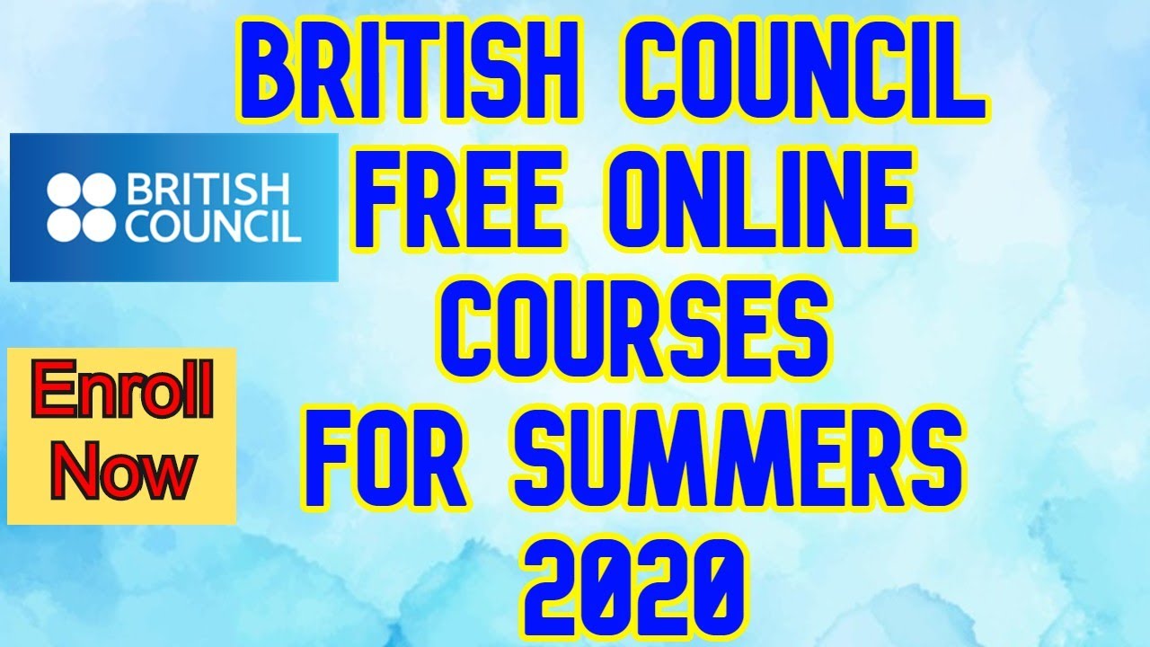 Online Courses From British Council 2020 - YouTube