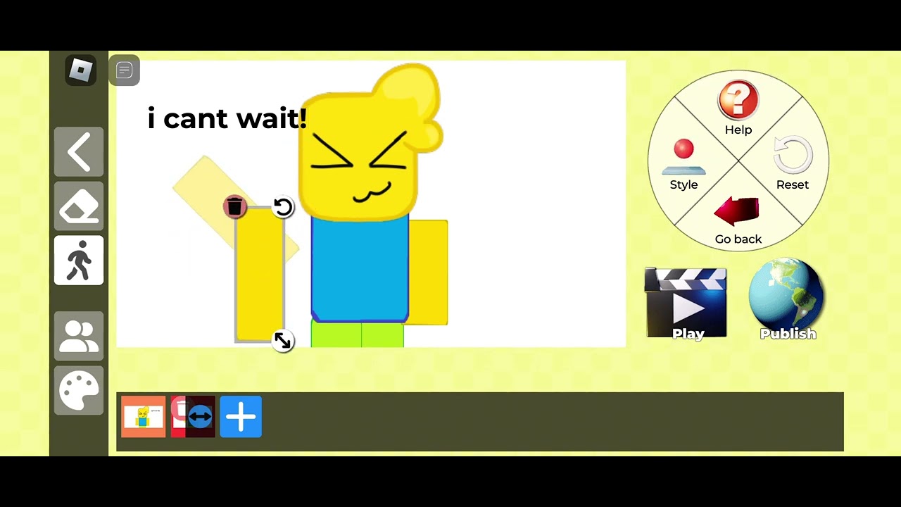 making a noob animation in roblox my movie - YouTube