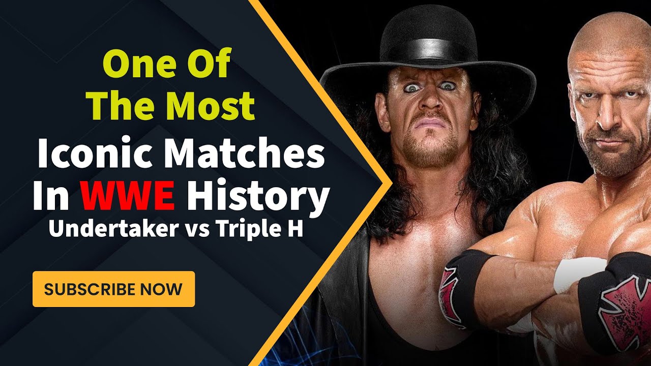 One Of The Most Iconic Matches In WWE History - YouTube