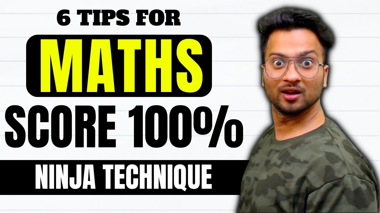 How to score good Marks in Maths | How I Score 100/100 in Maths | Maths ...