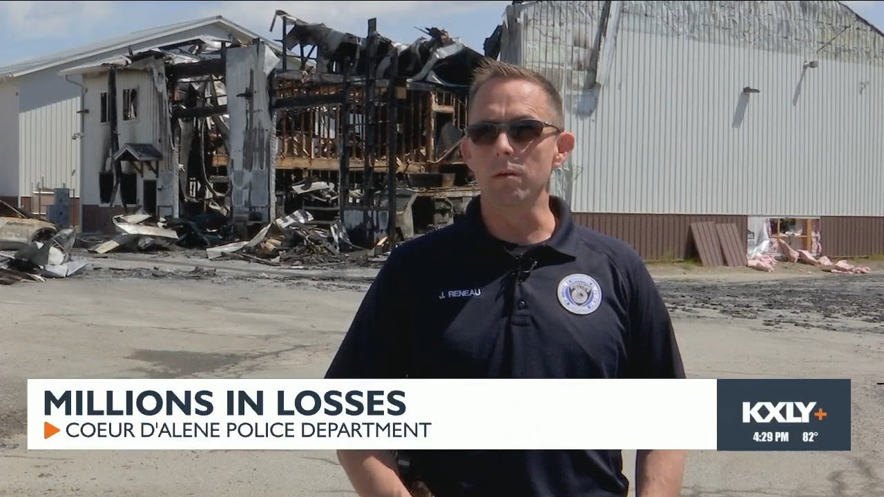Millions in losses from fire at Coeur d'Alene Police Department ...