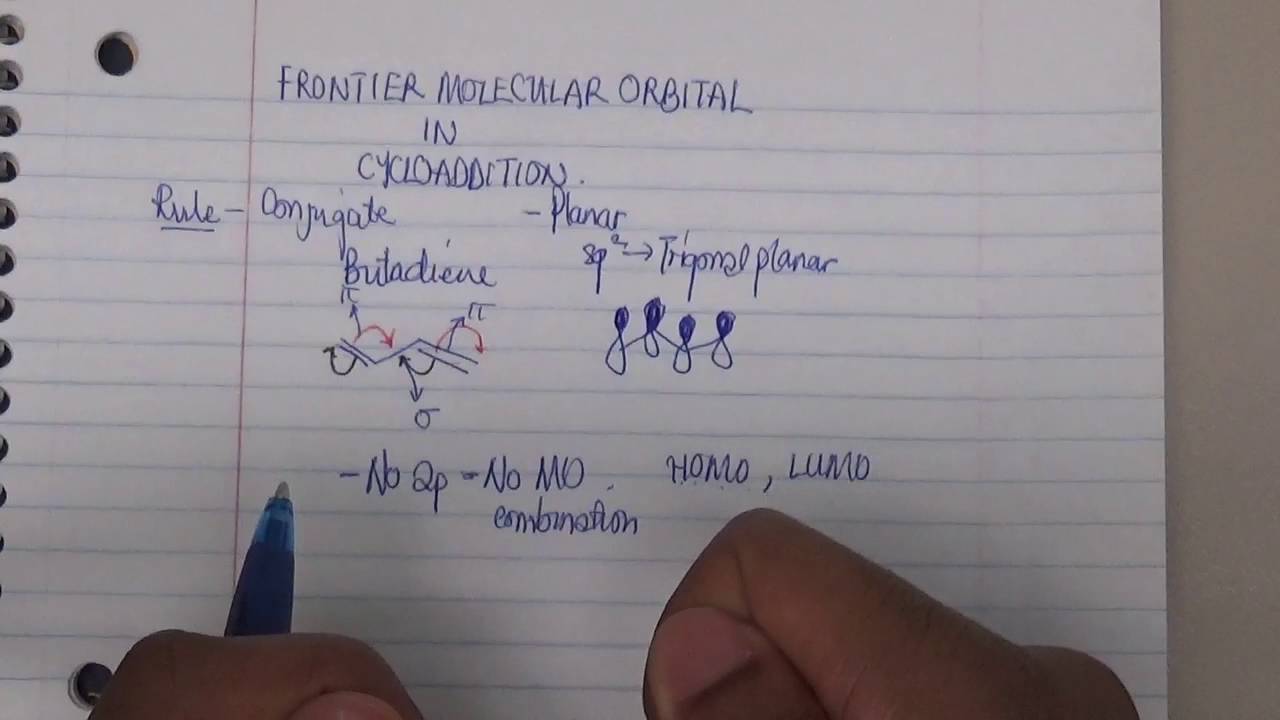 FRONTIER molecular Orbital In Cycloaddition-3 RULES- Butadiene - YouTube