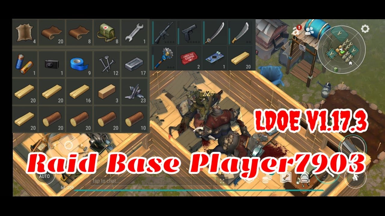 LDOE Raid Base Player7903 | Last Day on Earth - YouTube