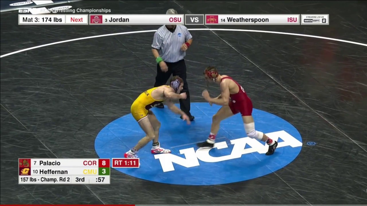 2017 NCAA Wrestling 157lbs: Dylan Palacio (Cornell) vs Colin Heffernan ...