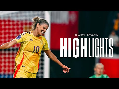 Belgium 3-2 England  | Perfect night against the European Champions | #REDFLAMES | #UWNL