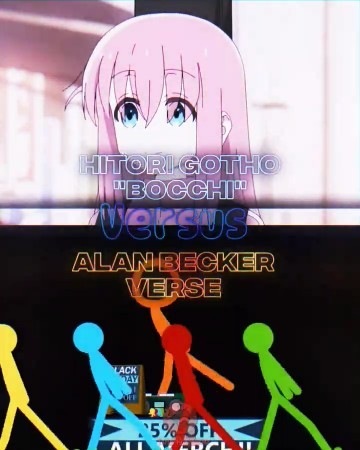 Bocchi Vs Alan Becker Verse || Dance battle #vs #alanbecker #wis # ...