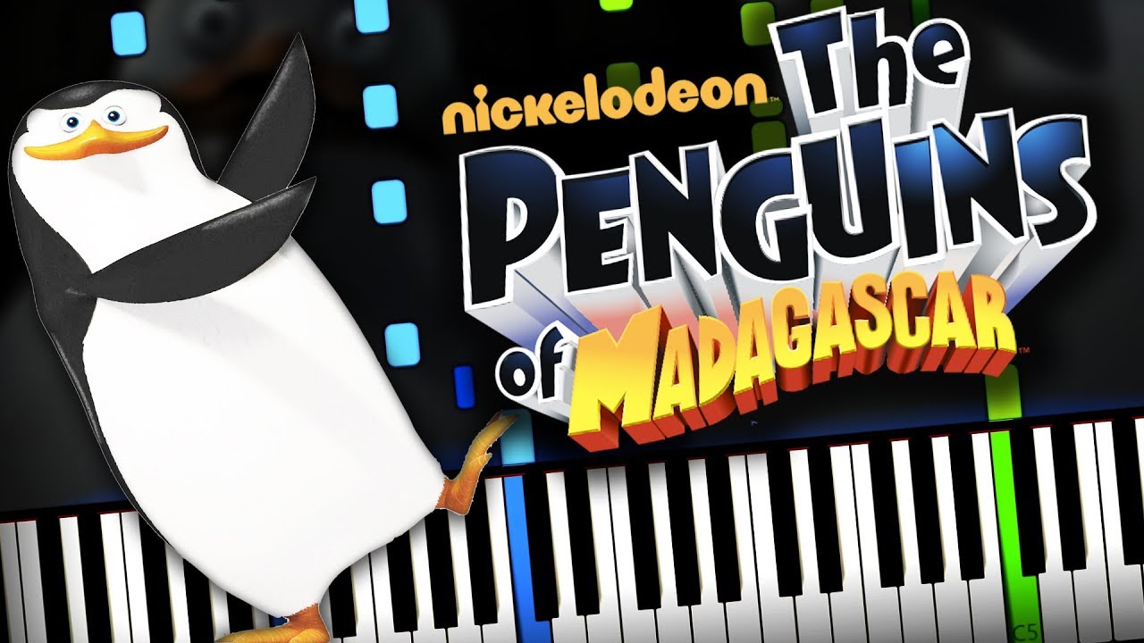 The Penguins of Madagascar - Intro【Opening, OST, Theme Song】Piano ...