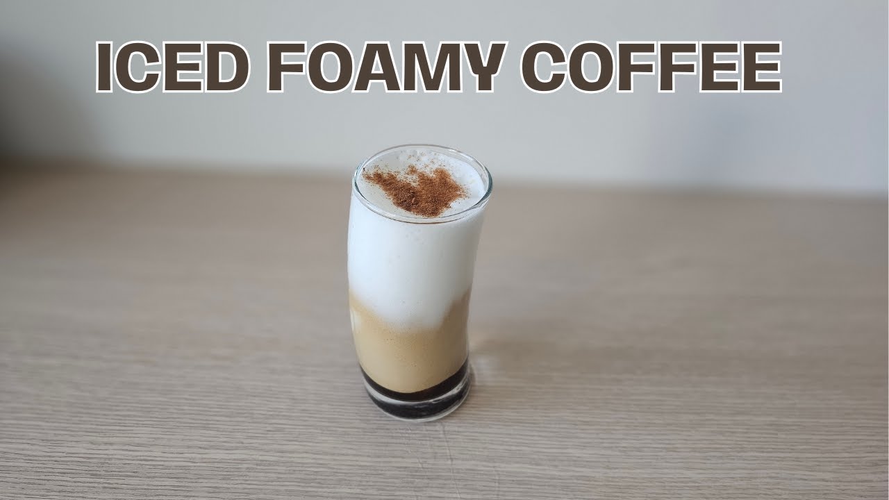 Iced Foamy Coffee with Cinnamon - YouTube