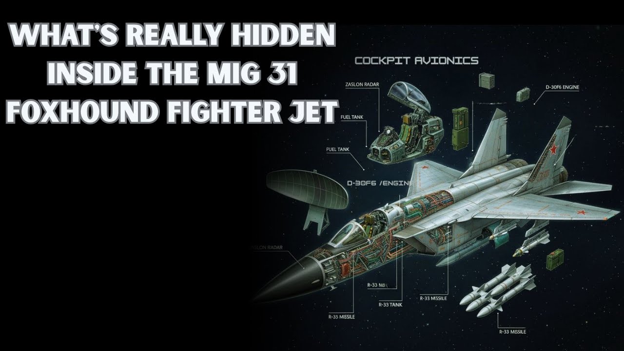 What's REALLY Hidden Inside the MiG 31 Foxhound Fighter Jet - YouTube