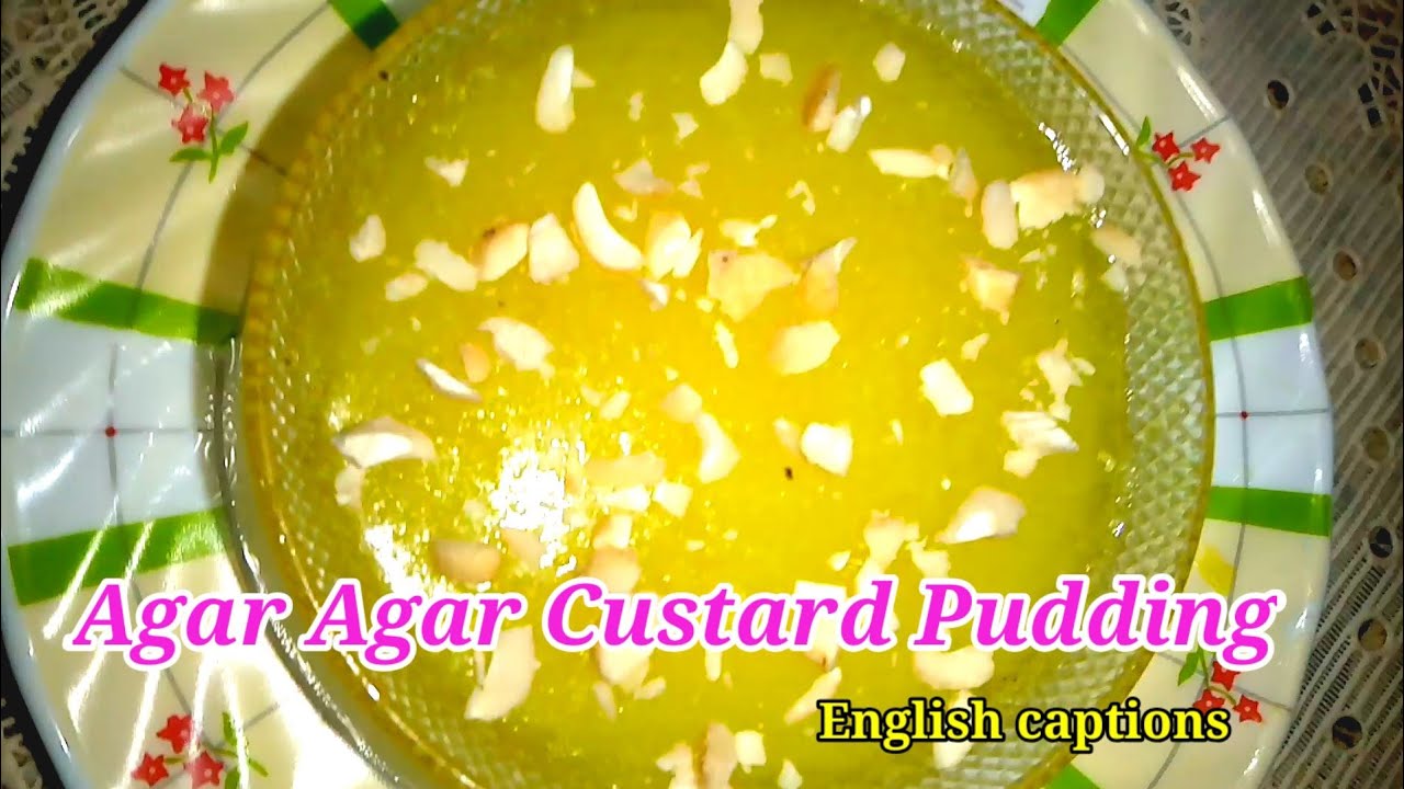 Agar Agar Custard Pudding/Agar Agar Jelly recipe/Agar Agar Dessert ...