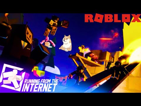 Roblox, RUNNING FROM THE INTERNET!!!! - YouTube