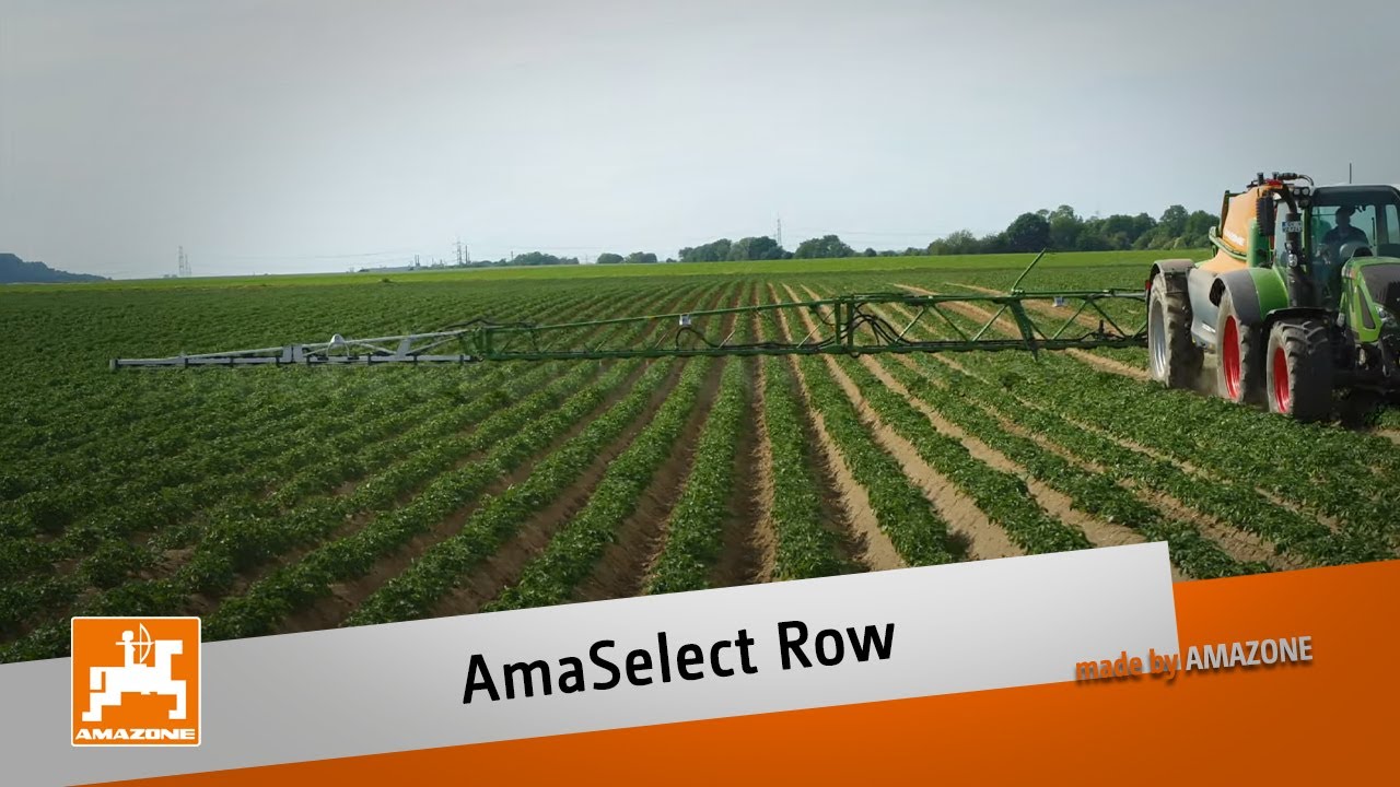 AmaSelect Row - Präzise Bandspritzung | AMAZONE - YouTube