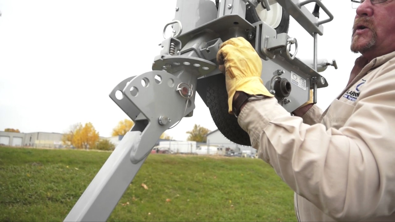 Larson Cable Module 3A - Fiber Blowing - Prepping the Trailer - YouTube