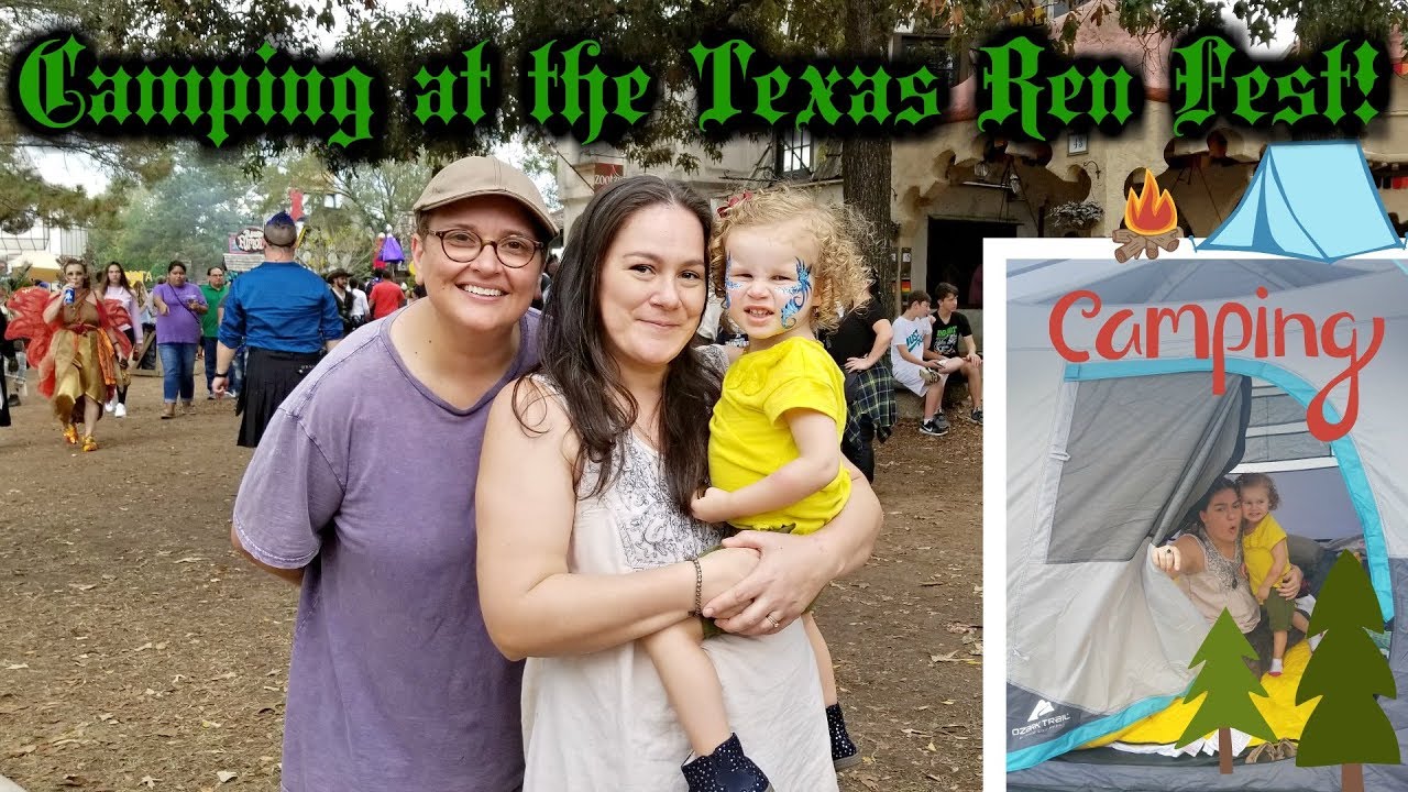 CAMPING AT THE TEXAS REN FEST! 11.18.17 - Day 790 - YouTube