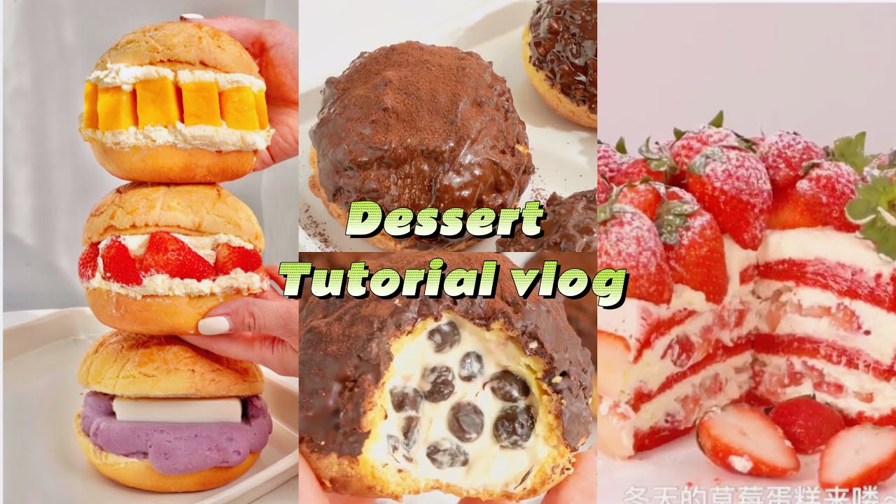 Afternoon Tea Dessert 🍮｜做法简单高颜值美味的甜品86｜Simple and delicious baking ...