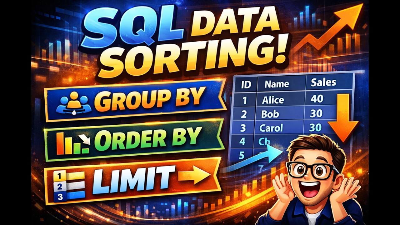 SQL GROUP BY vs ORDER BY vs LIMIT | Easy Explanation with Examples ...