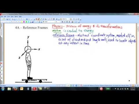 Lesson 04, Reference Frames, Distance/Displacement, Ave Speed/Velocity ...