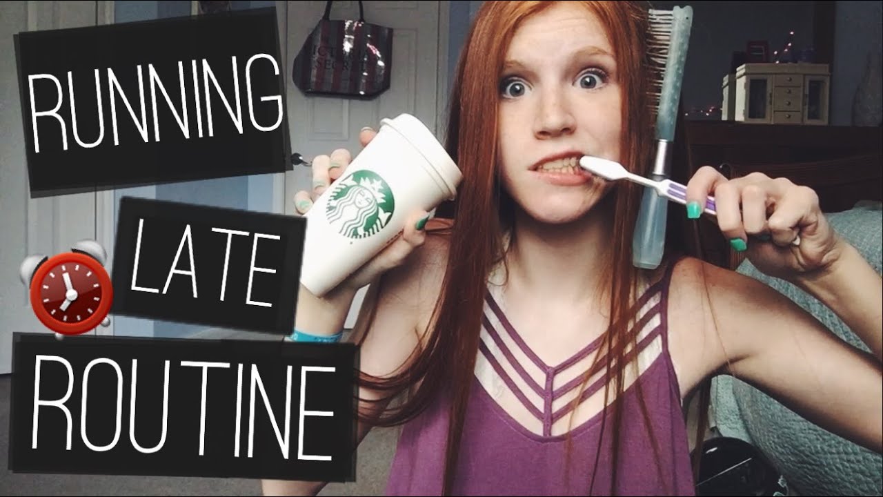 Running Late Morning Routine | Get Ready Fast! - YouTube