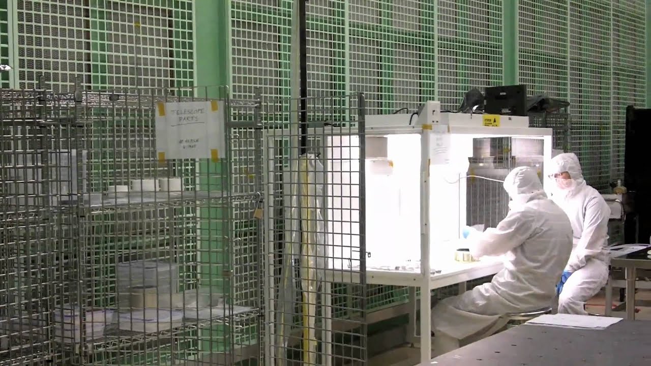 Clean Room at NASA Goddard #tourntweet - YouTube