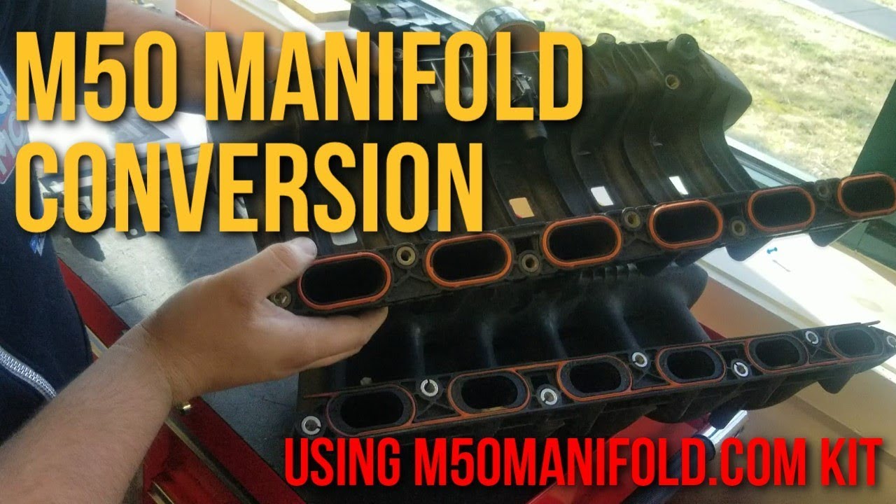 M50 Manifold Conversion DIY - YouTube