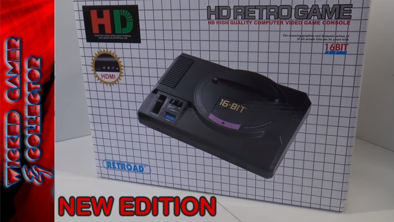 2019 Retroad Ultimate SEGA HDMI Genesis / Mega Drive Game Console ...