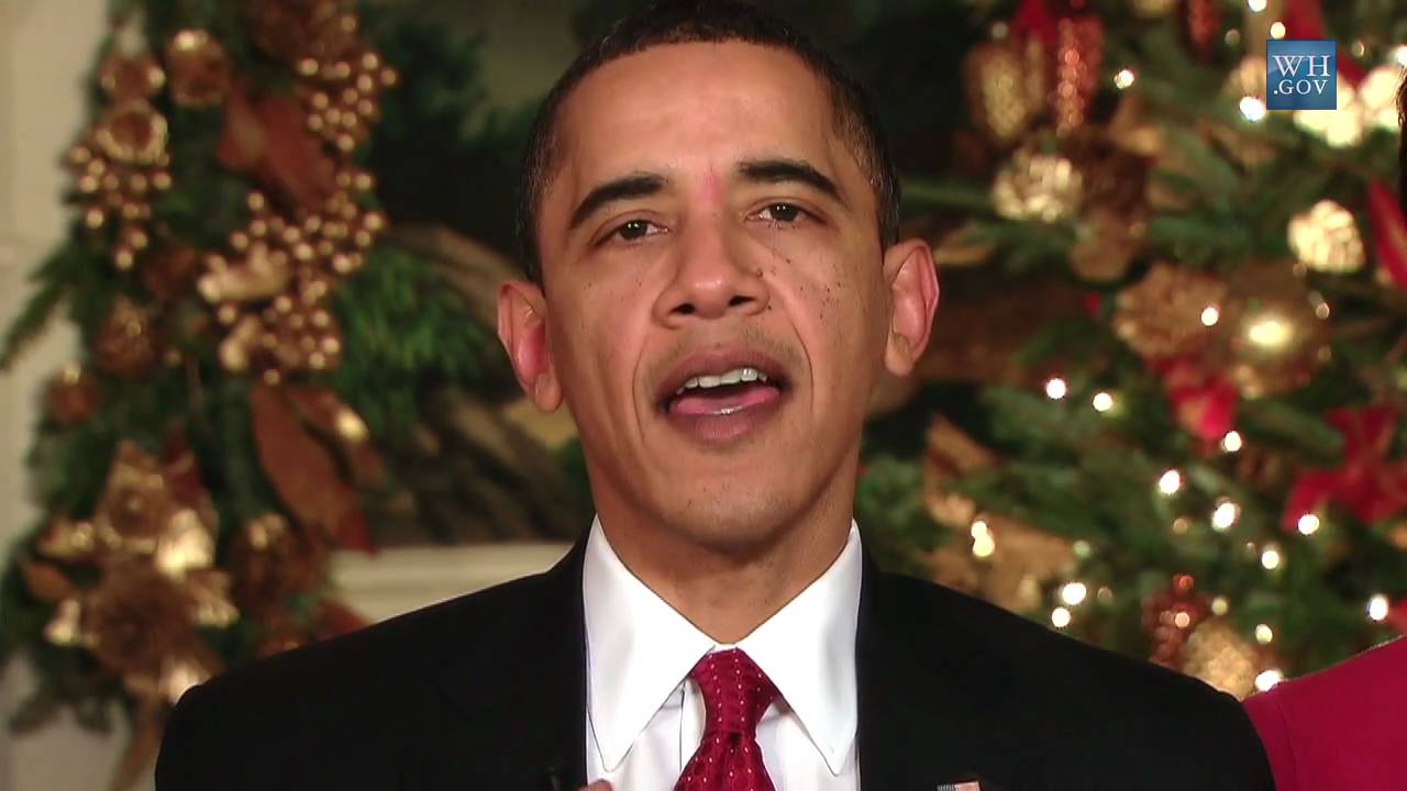 Christmas Wishes From President & Mrs. Obama - YouTube