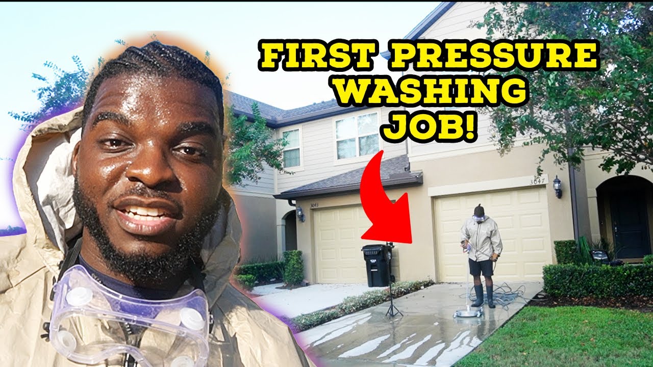First Pressure Washing Jobs | Learning the Ropes and Crushing It! - YouTube