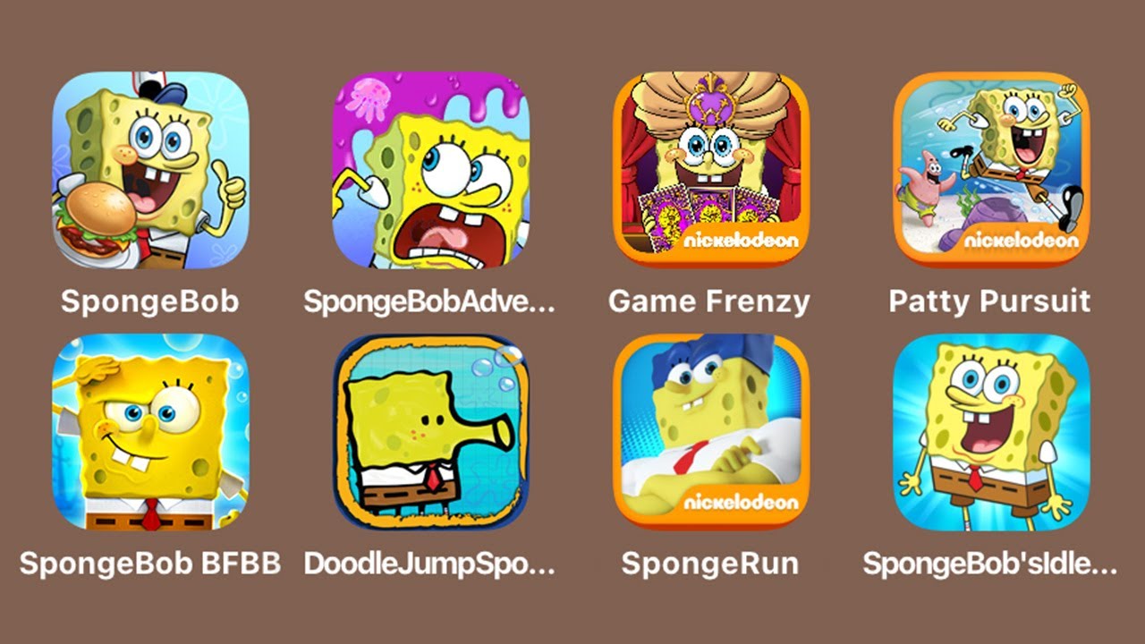 Spongebob Collection: Krusty Cook-Off,Adventures in a Jam ,Game Frenzy ...
