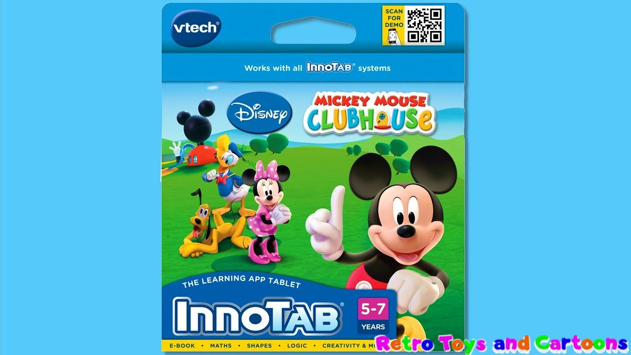 Mickey Mouse Clubhouse Vtech InnoTab Game Commercial Retro Toys and ...