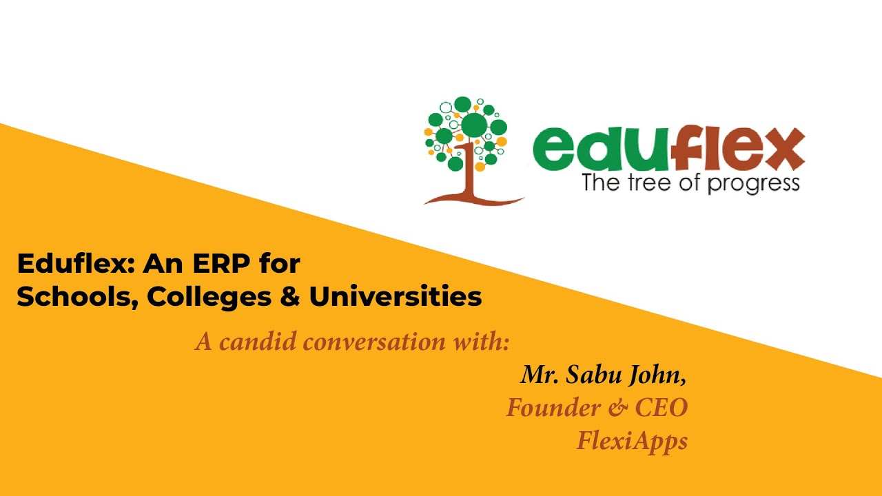 Eduflex: An ERP for Schools, Colleges & Universities - YouTube
