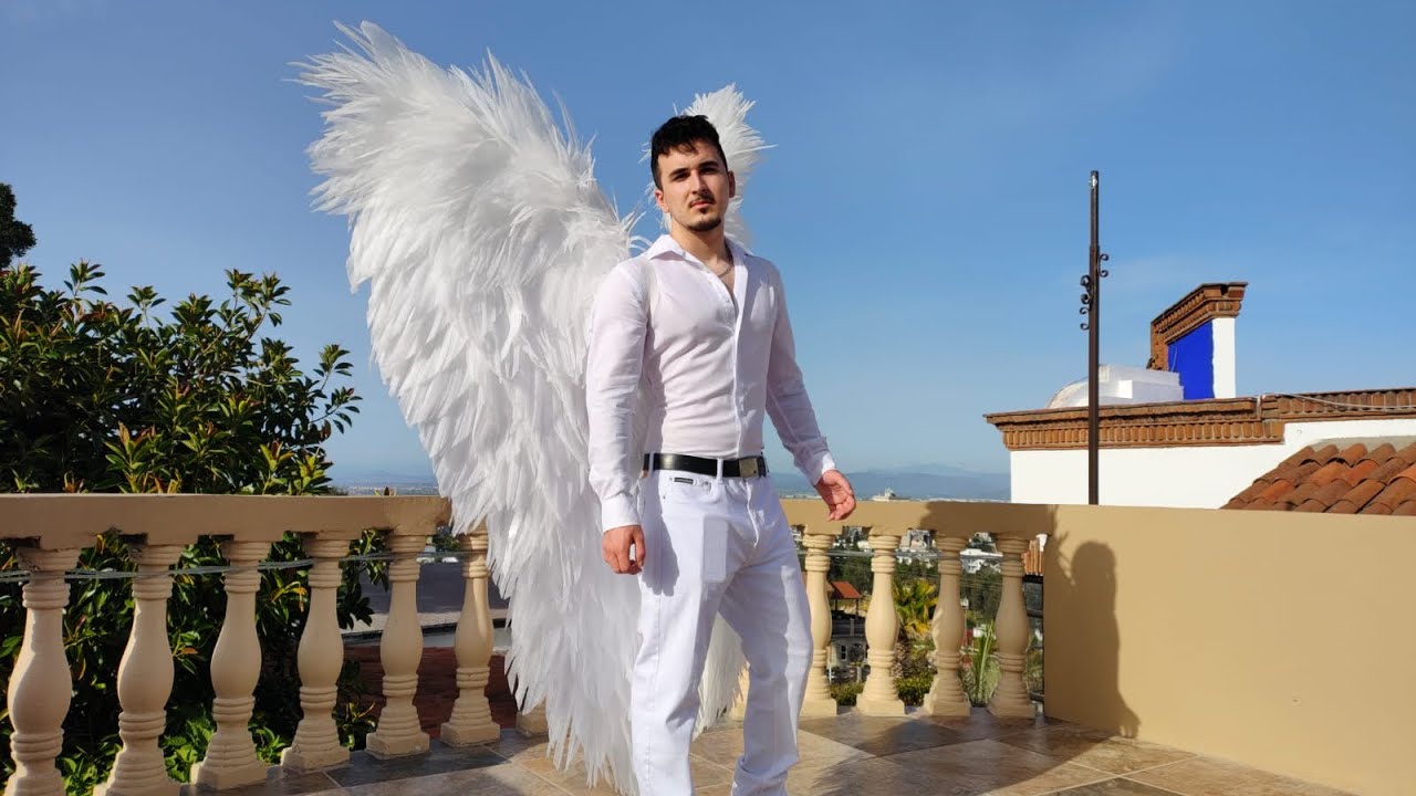 Cómo hacer alas de ángel fácil - YouTube