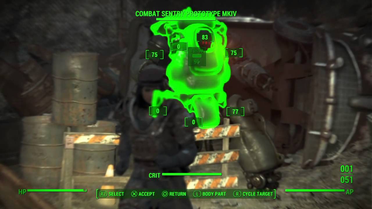 Fallout 4 how to get a sentry bot to protect any military base - YouTube