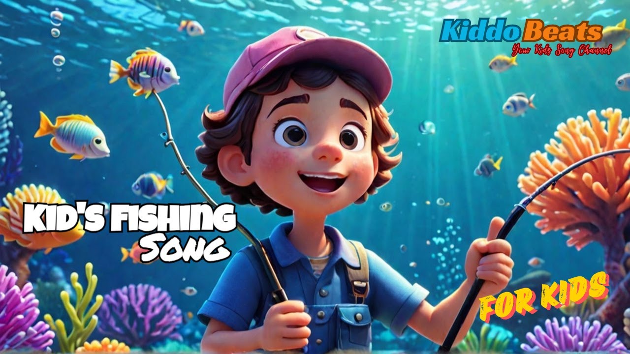 Fishing Song for Kids | @KiddoBeats452 Nursery Rhymes & Kids #songs ...