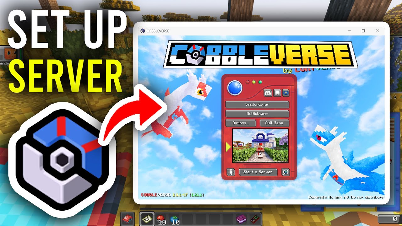 Minecraft CobbleVerse Server Setup - Step By Step - YouTube