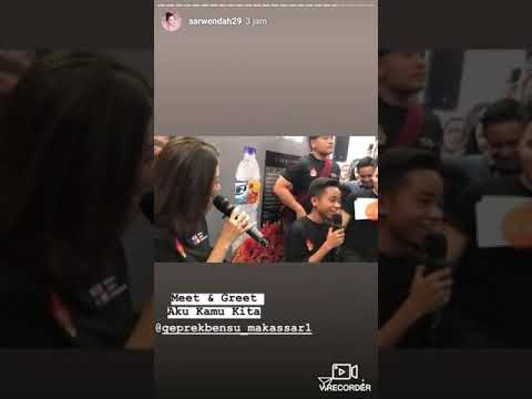 Kakak Bertrand ke Makassar bareng bunda, syuting diary Sarwendah
