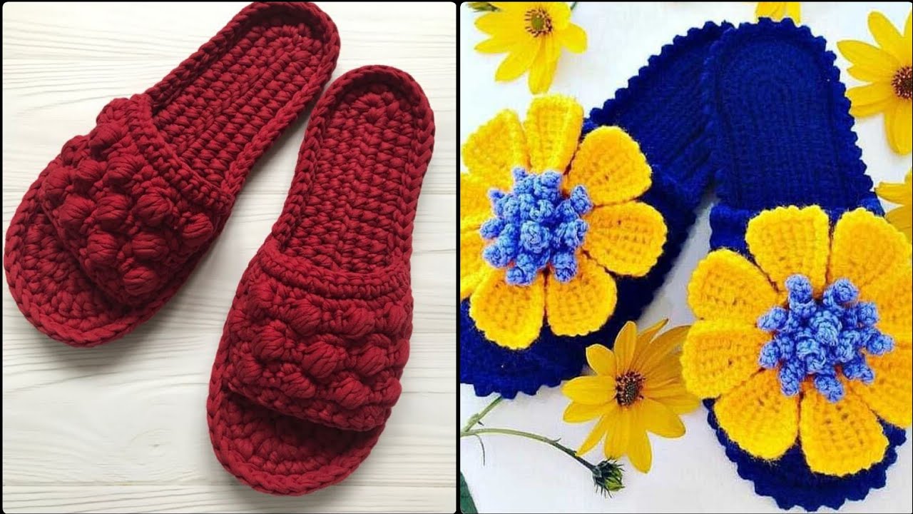 Amazing collection of Crochet Girl's Softies/ Slippers ideas/ Pretty ...
