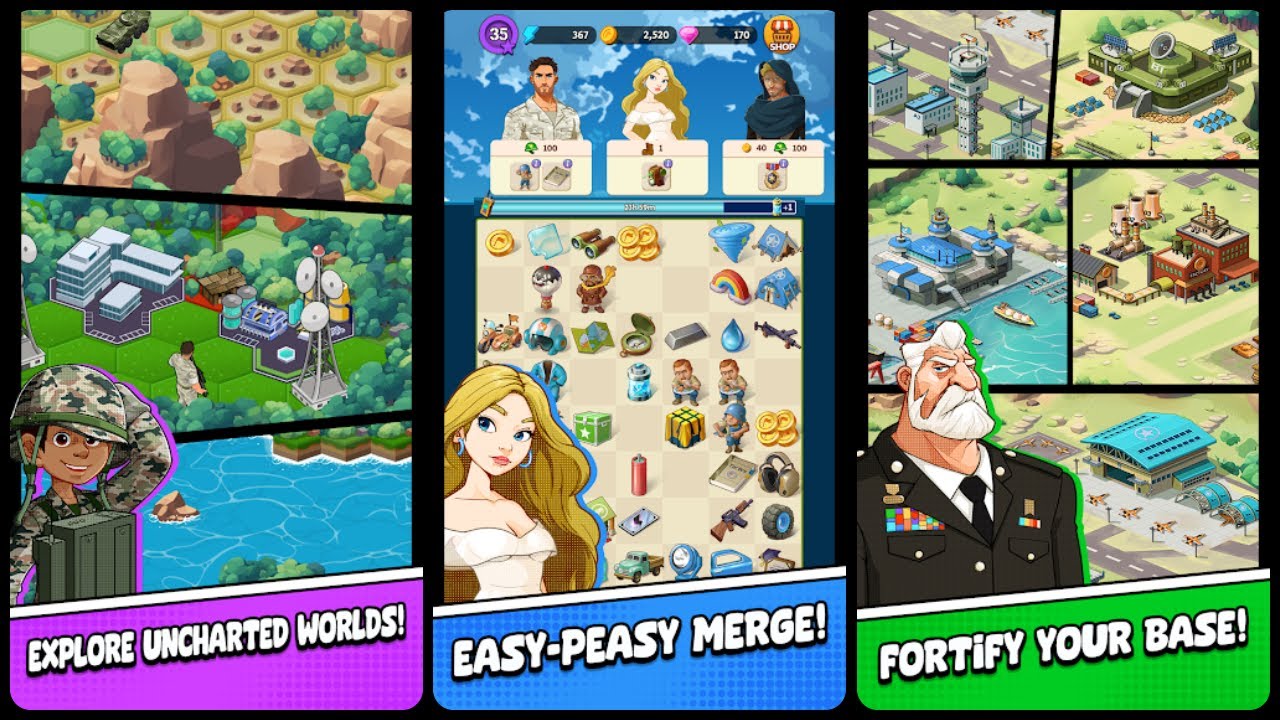 Black Island : Merge War Gameplay Android - YouTube