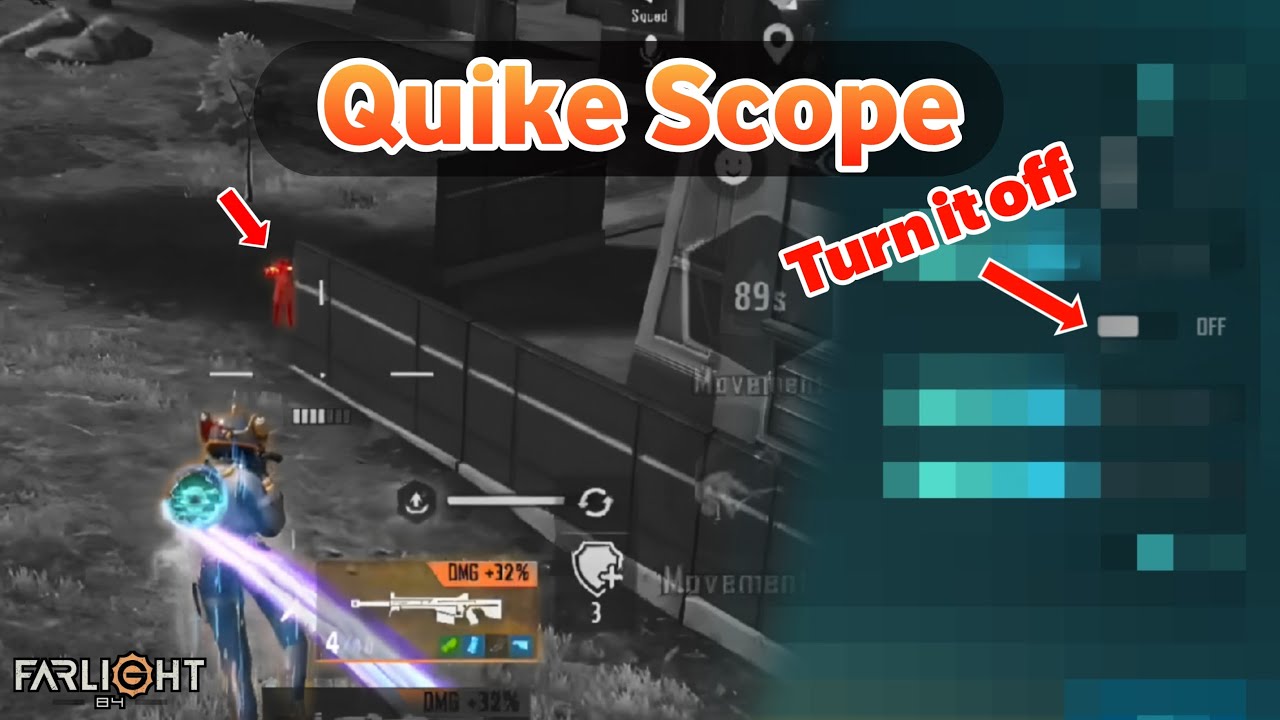 HOW TO QUICK SCOPE in Farlight 84 - YouTube