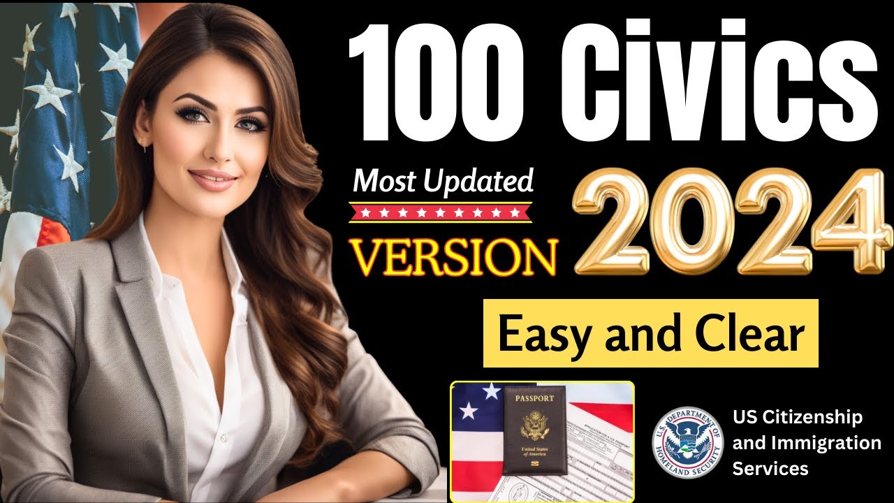 New! 100 Civics Test (Random) Questions and Answers for US Citizenship ...