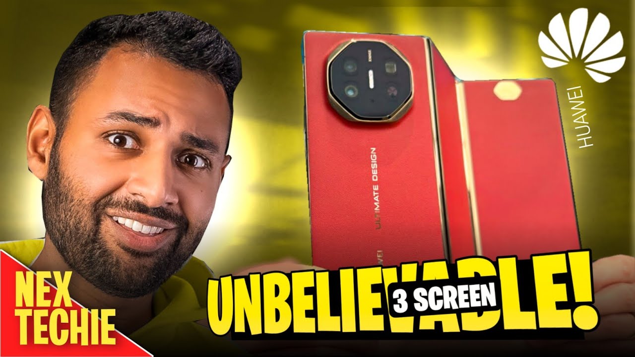 HUAWEI Mate XT Ultimate Triple Screen Phone Hands-on & Quick Review ...