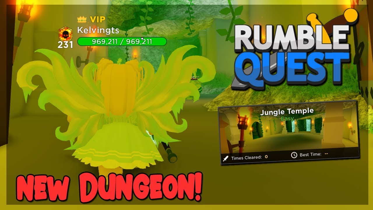 *NEW *JUNGLE TEMPLE DUNGEON *STILL WORTH PLAYING?* IN RUMBLE QUEST ...