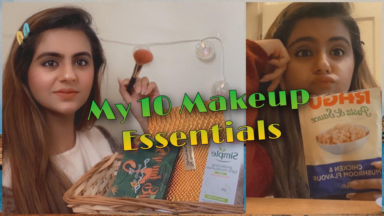 My 10 Makeup essentials & pasta cooking | Bazlatauqir - YouTube