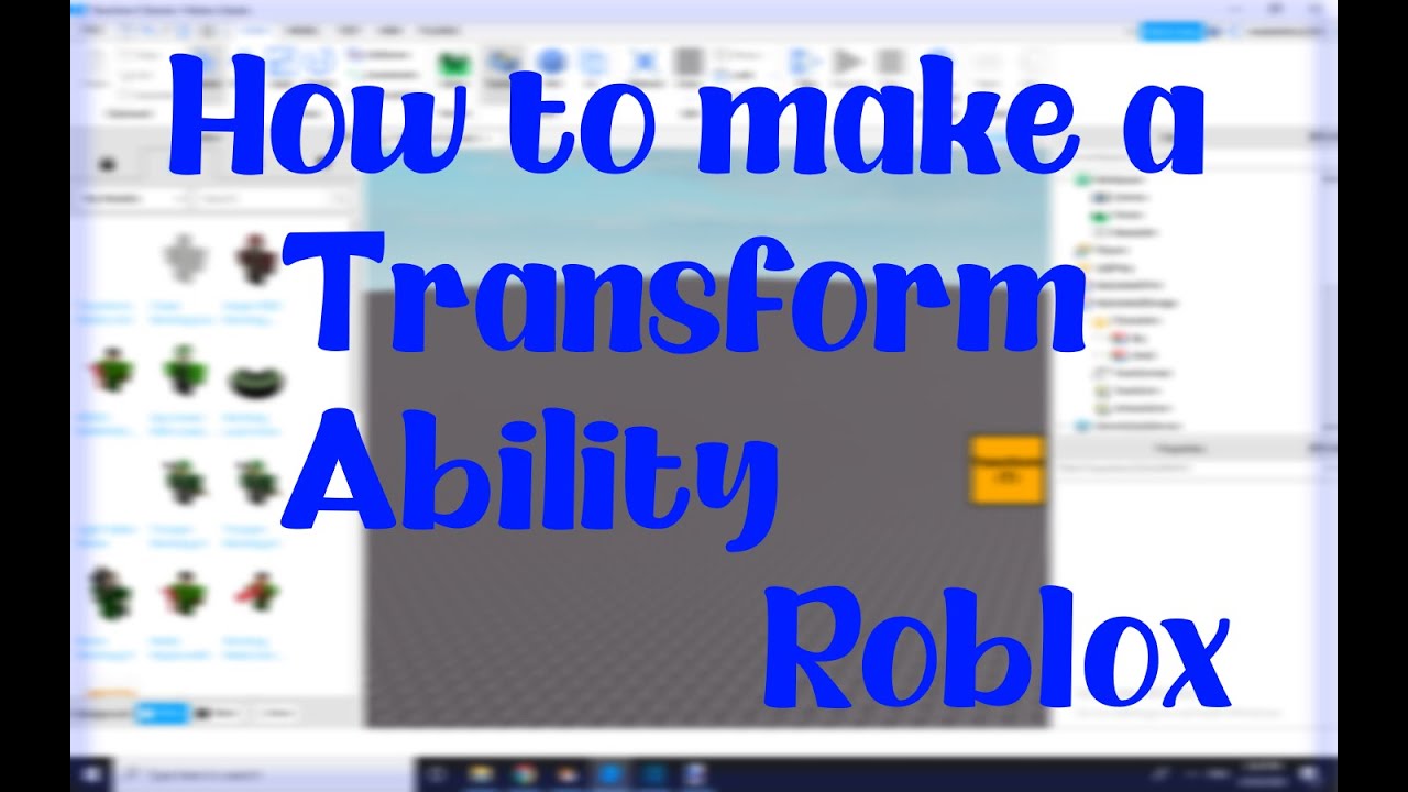 How to Switch Characters Using QTE (Transform Ability) Roblox - YouTube