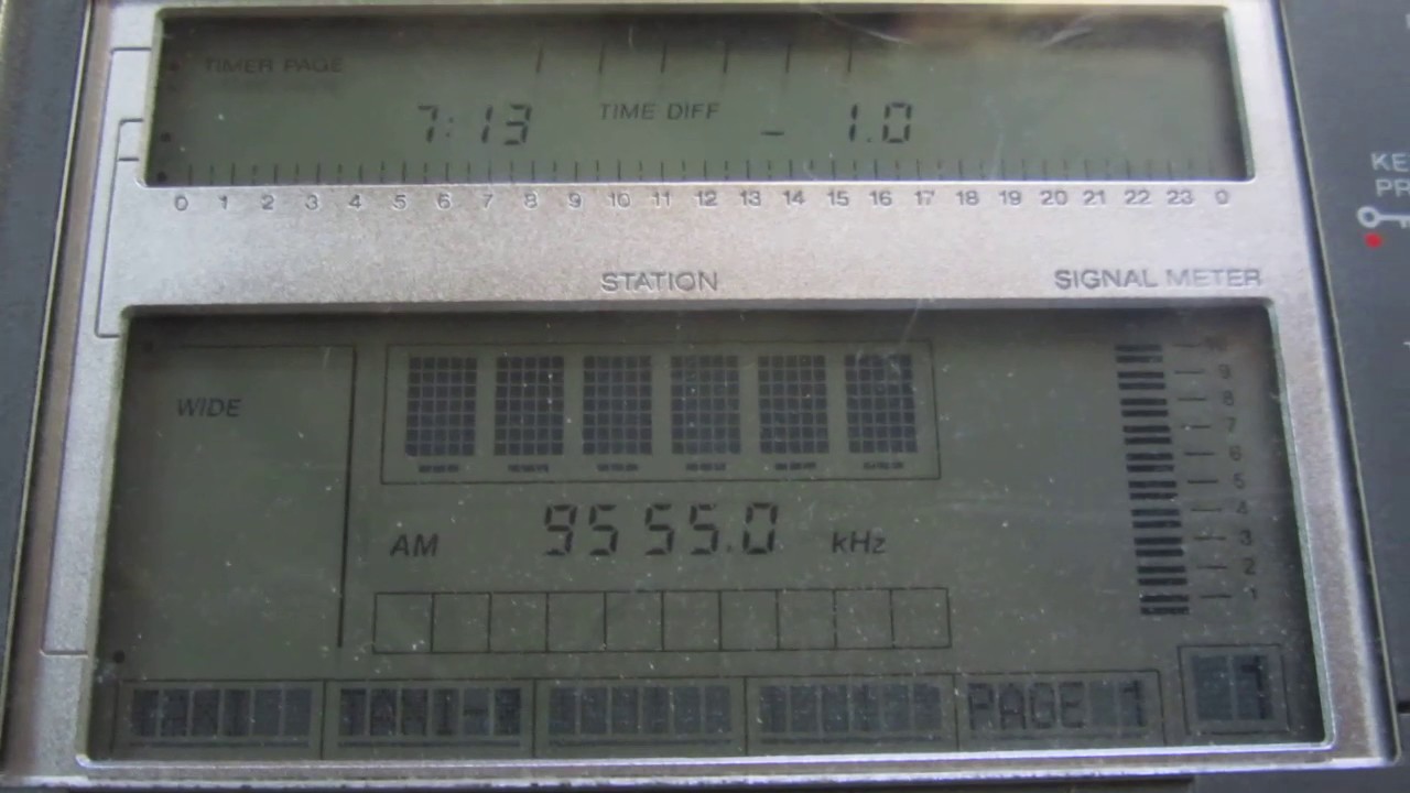 RADIO SAUDI ON 9555 KHZ FROM 500 KW IN RIYADH (16 DEC. 2016 18.13 UTC ...