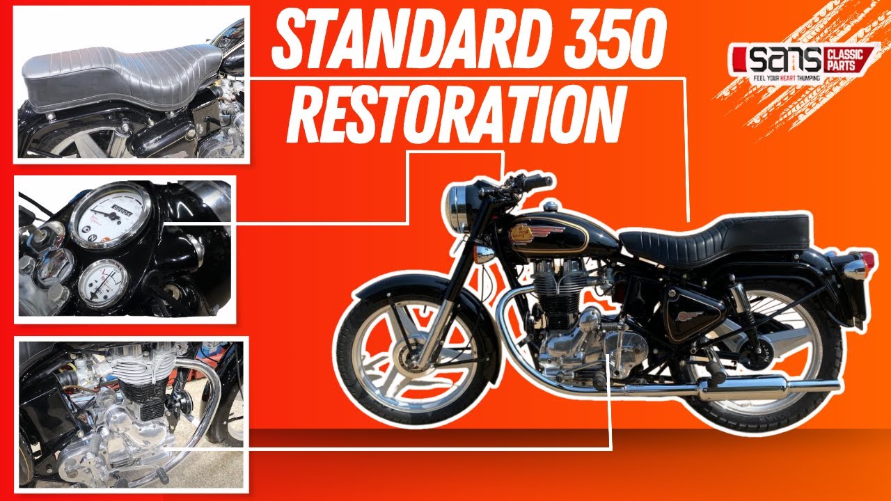 Royal Enfield Standard 350 (1986-1987) Restoration with Alloy Wheel ...
