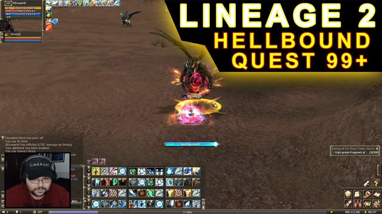 Lineage 2 - Vestige of the Magic Power (Faction Quest 99+) Hellbound ...