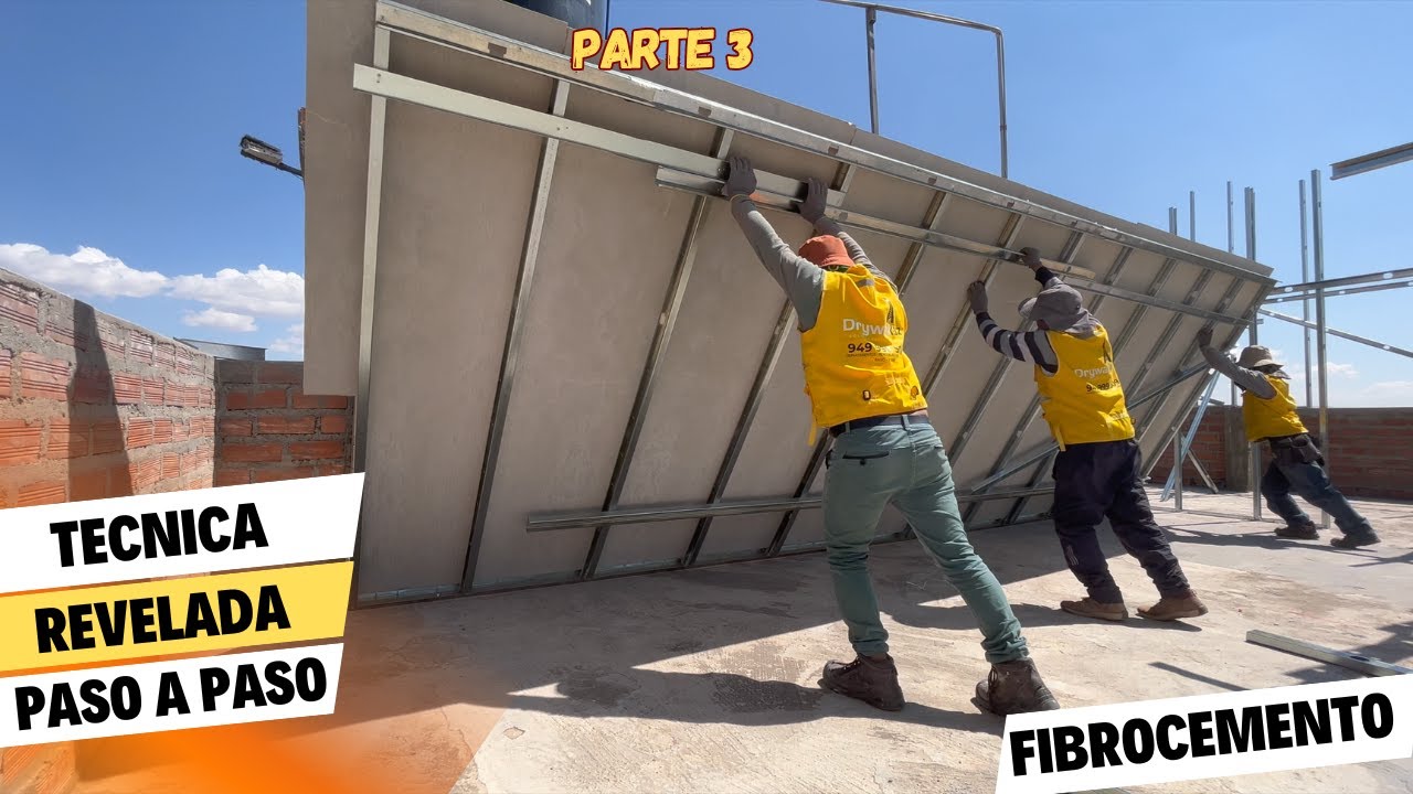 Como colocar PARED DE #DRYWALL o #CEMENTO donde hay una PARED DE ...
