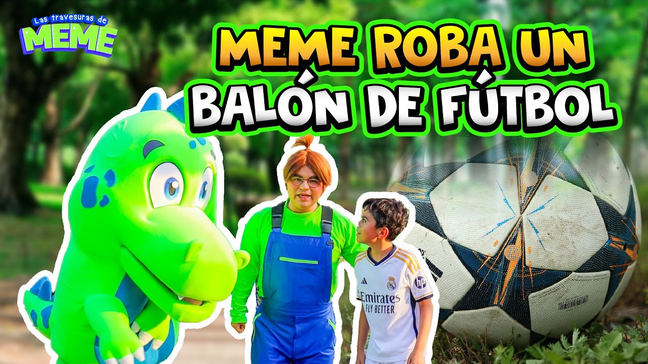 Meme juega fútbol | El Caballo roba un balón de fútbol | Meme juega con ...